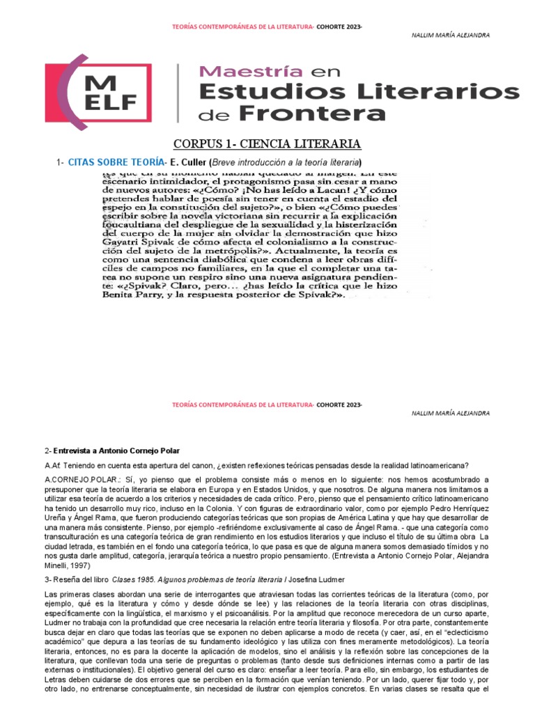 Corpus 1 - Teoría | PDF | Conocimiento | Teoría