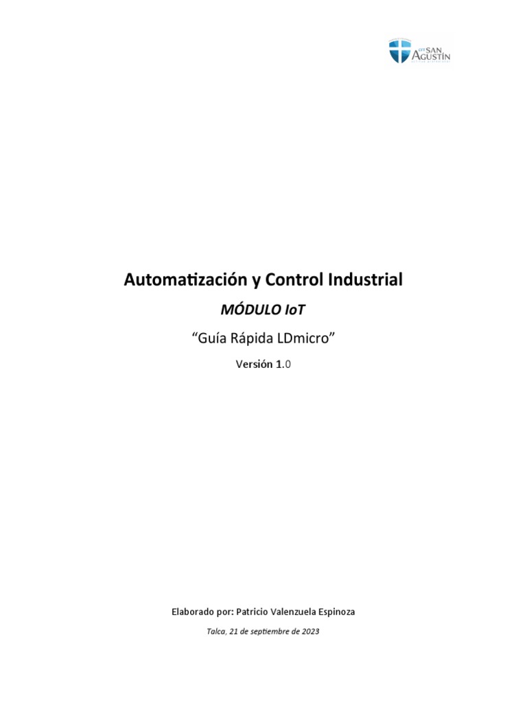Guía Rápida de LDmicro para Arduino | PDF | Arduino | Microcontrolador
