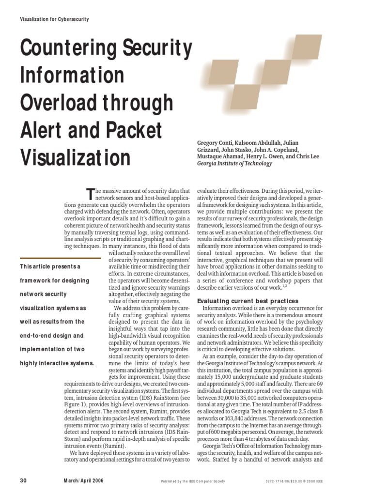 Countering security information overload through alert and packet ...