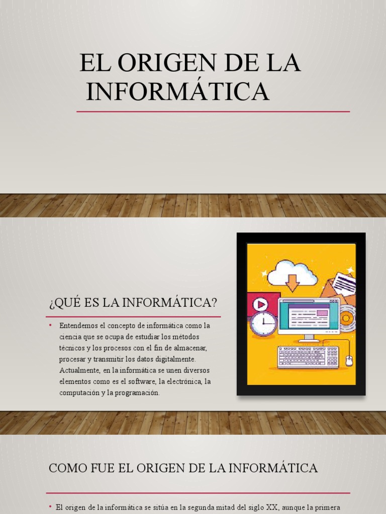 Evolución de la Informática: Orígenes y Generaciones | PDF