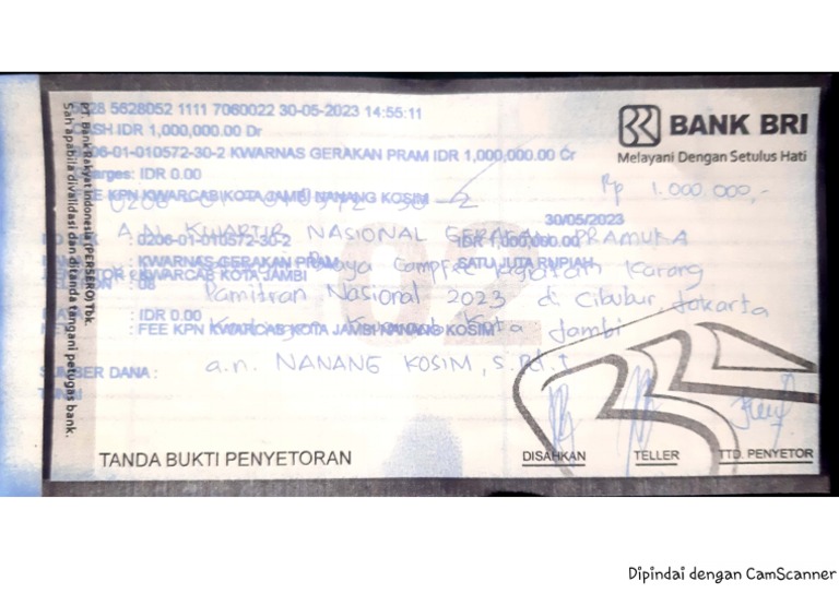 Fee KPN Nanang Kosim | PDF