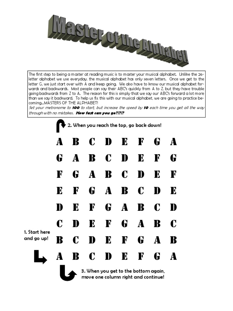 Master of The Alphabet | PDF
