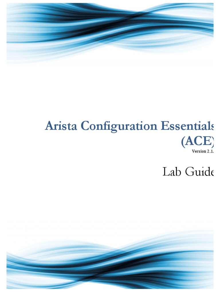 ACE 2.1.1 - Lab Guide - HPE Trainers | PDF | Command Line Interface ...