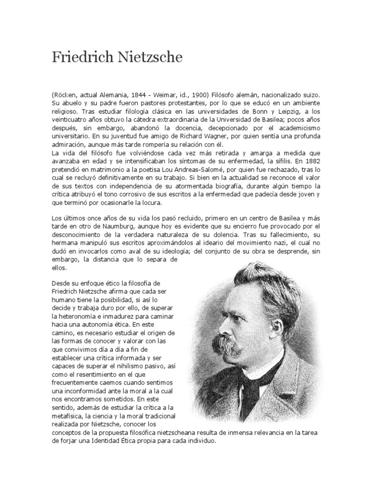 Friedrich Nietzsche | PDF
