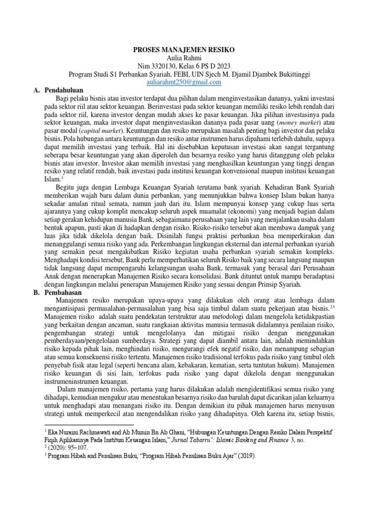 Aulia Rahmi 3320130 Artikel Uts MKS | PDF