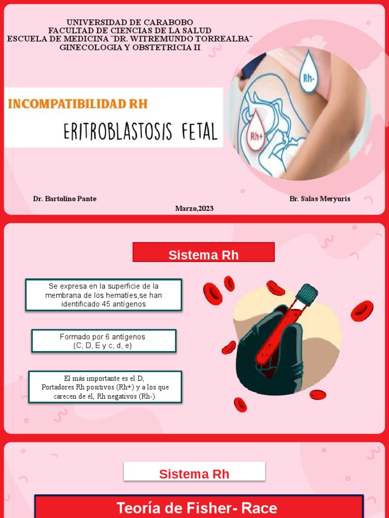 Incompatibilidad Rh y su Manejo Clínico | PDF | Medicina CLINICA ...