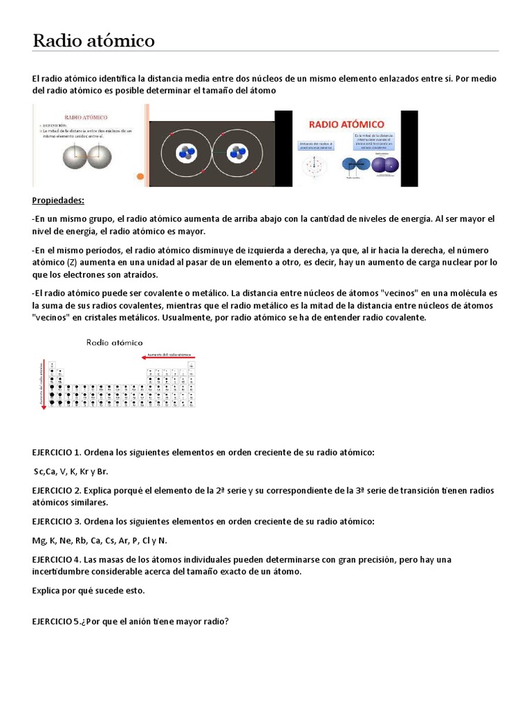 Radio Atómico | PDF