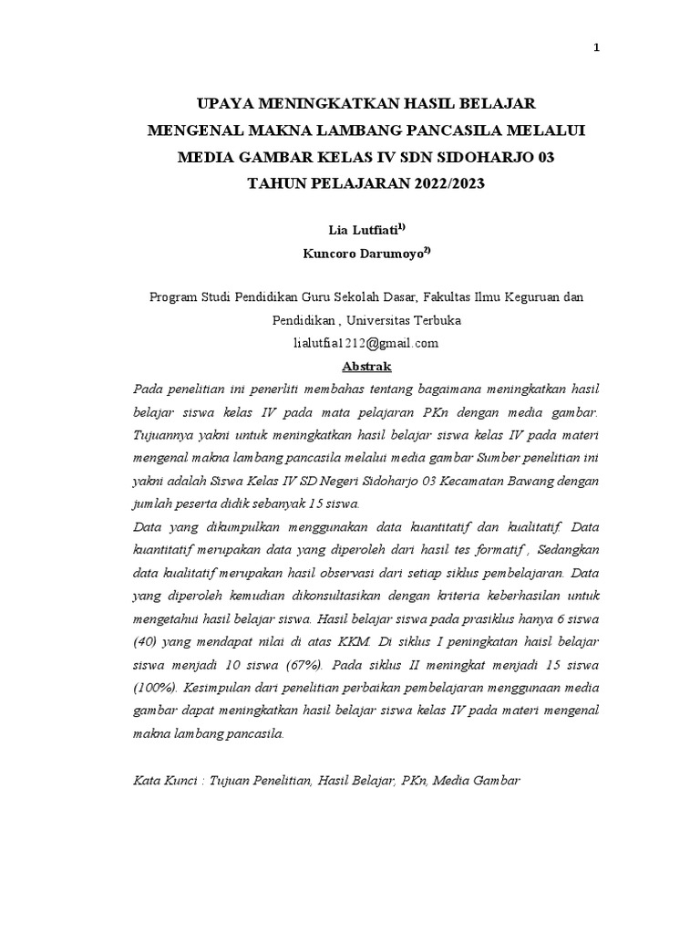 Draft Karya Ilmiah Lia Lutfiati Revisi Format | PDF
