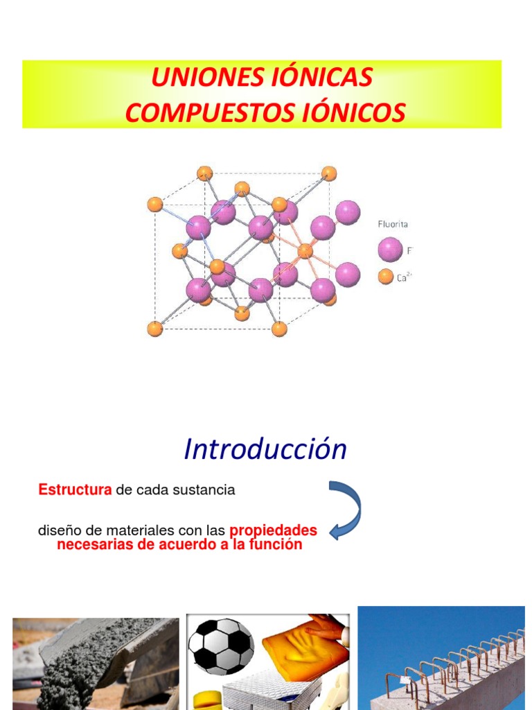 Enlaces Iónicos - Compuestos Iónicos | PDF | Enlace iónico | Compuestos ...