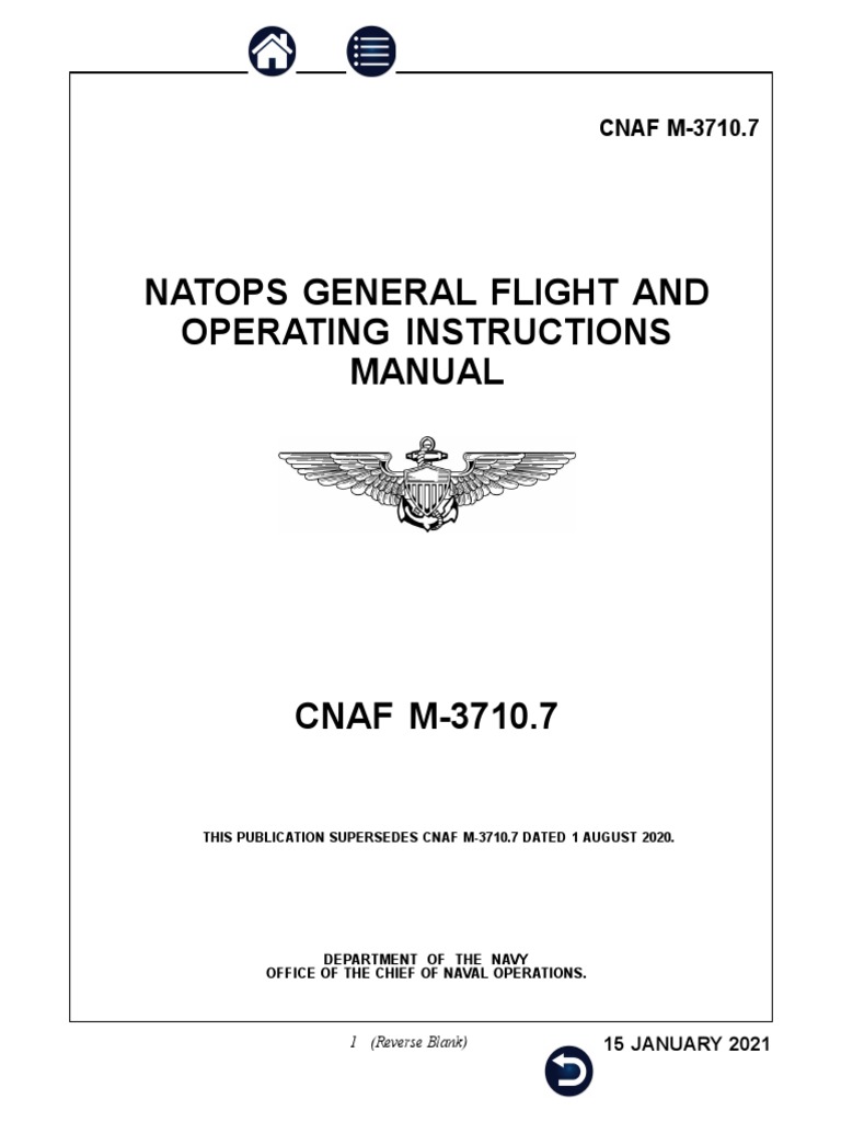 CNAF M-3710.7 NATOPS Flight Manual | PDF | Aerospace | Transport