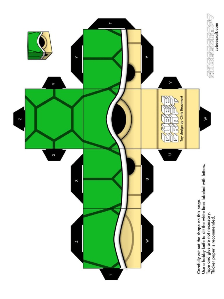 Mario Tortuga Paper Toy | PDF