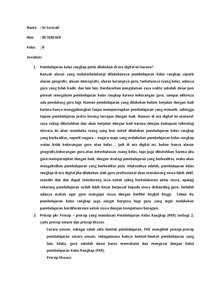 Tugas Tutorial PKR | PDF