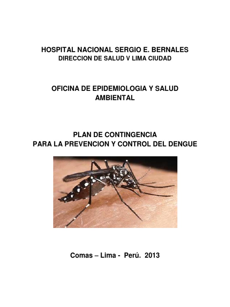 Plan Dengue | PDF | Hospital | Departamento de Emergencia