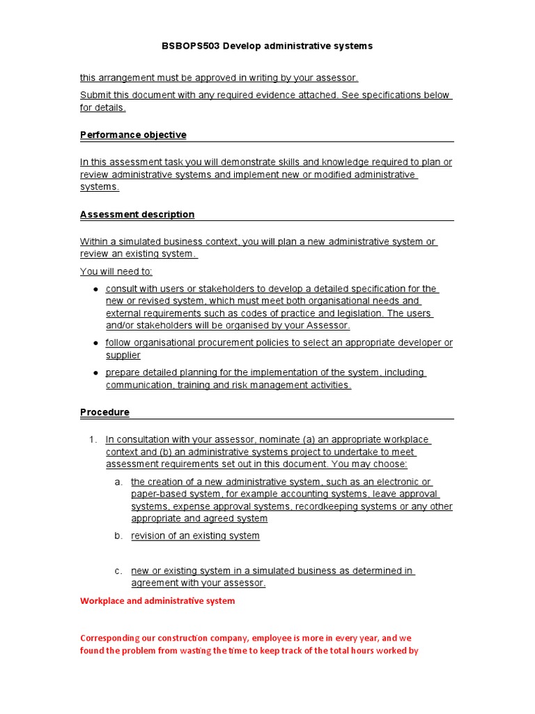 4.BSBOPS503 Assessment 1 Learner | PDF | Human Resource Management | Payroll