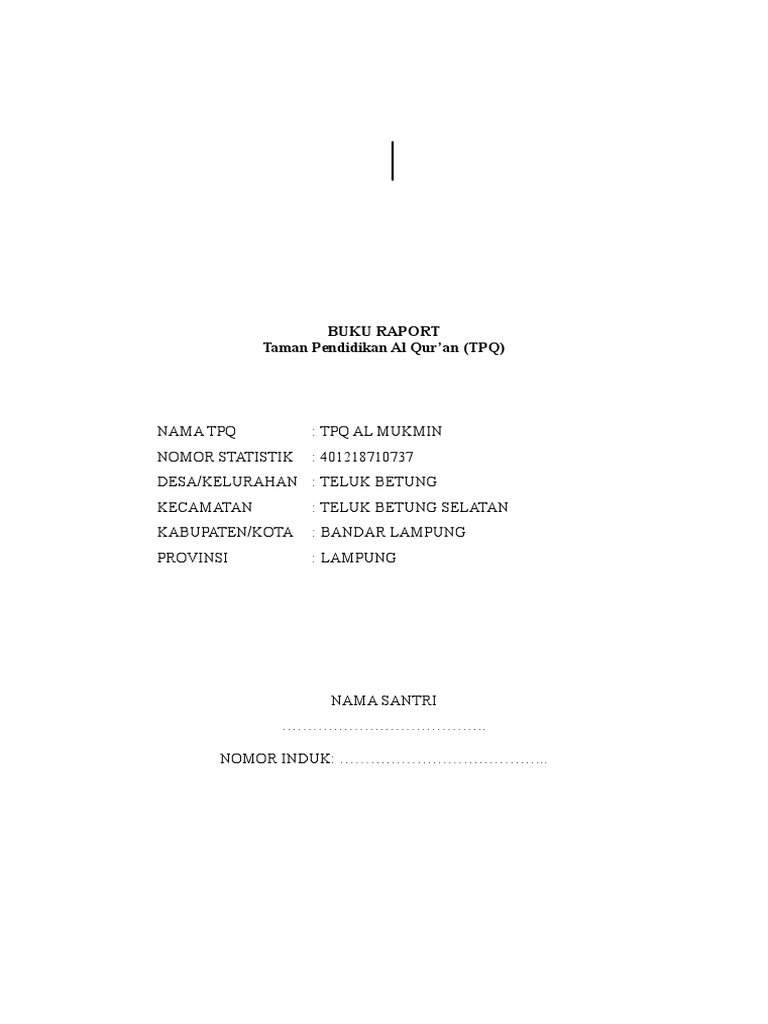 Cover Raport TPQ | PDF