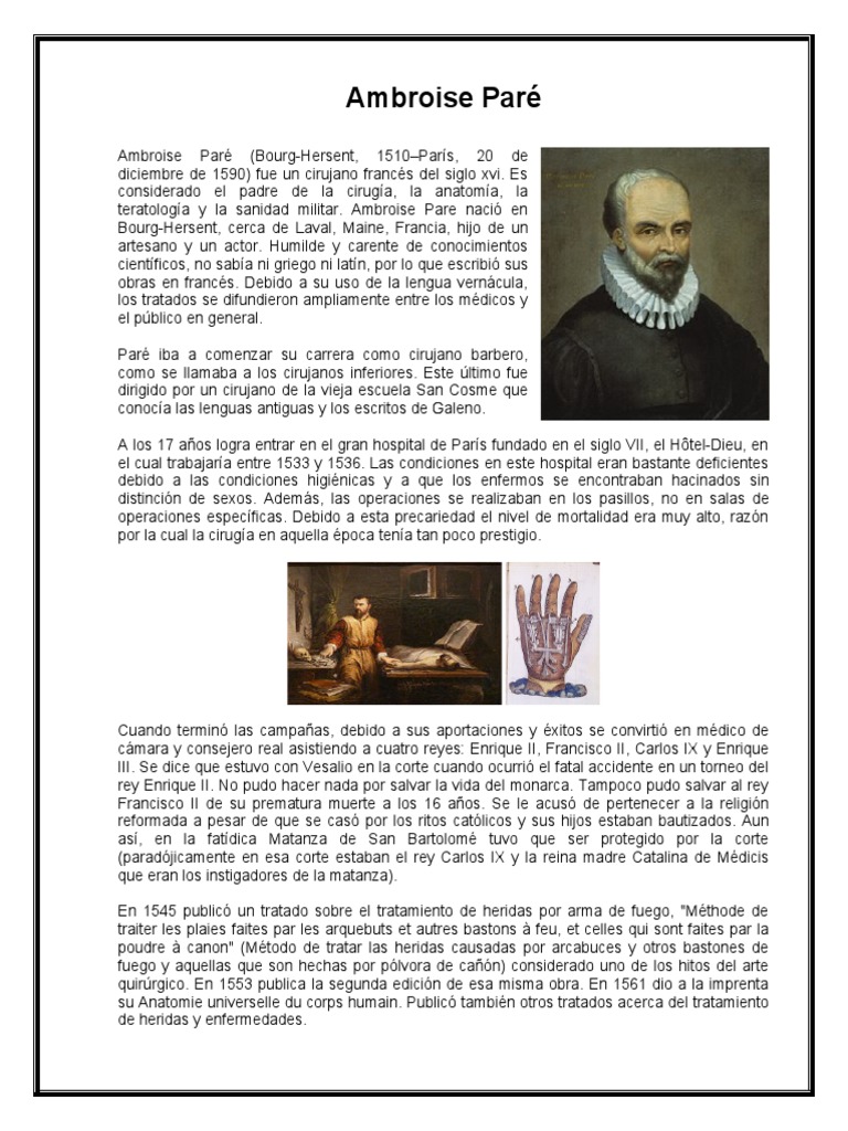 Ambroise Paré | PDF