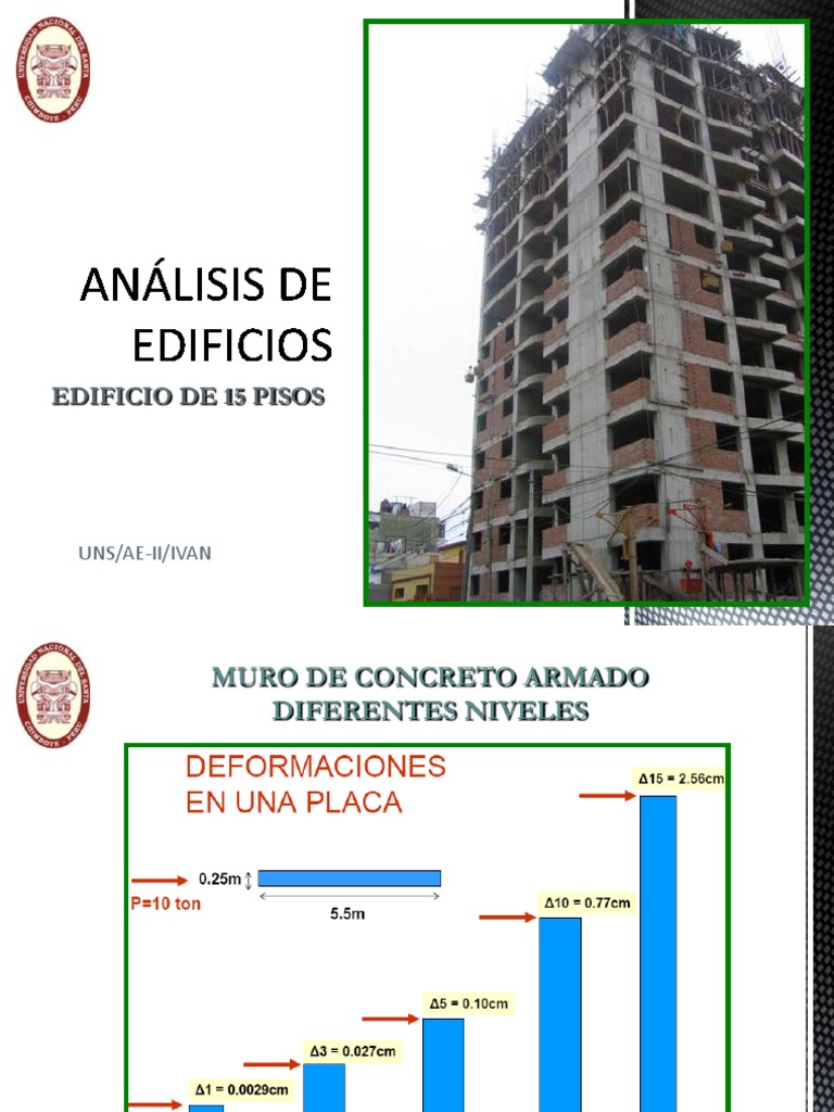 Analisis de Edificios (Edificio de 15 Pisos) - Ivan Eliseo Leon Malo | PDF