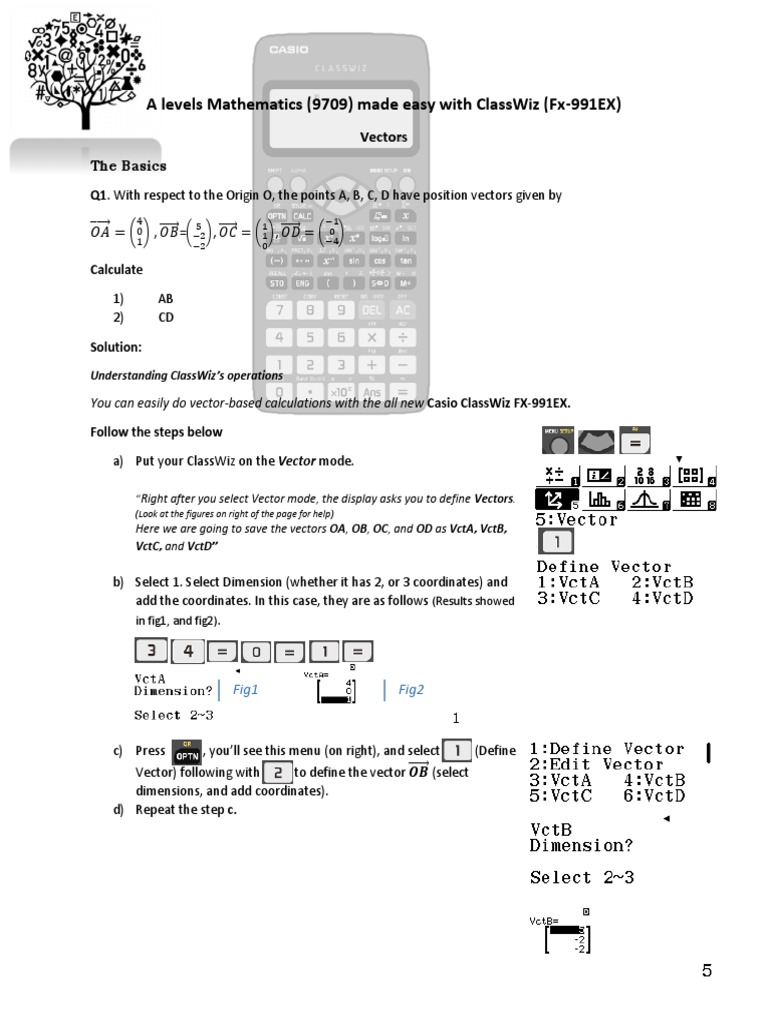 Vectors With ClassWiz by M Ammad | PDF | Plane (Geometry) | Equations