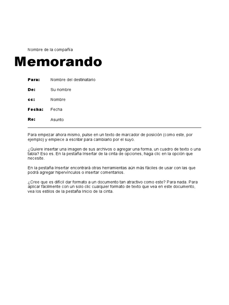 Memorando | PDF