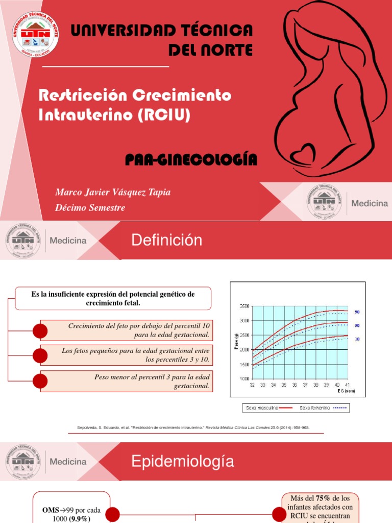Restricción Crecimiento Intrauterino (RCIU) | PDF