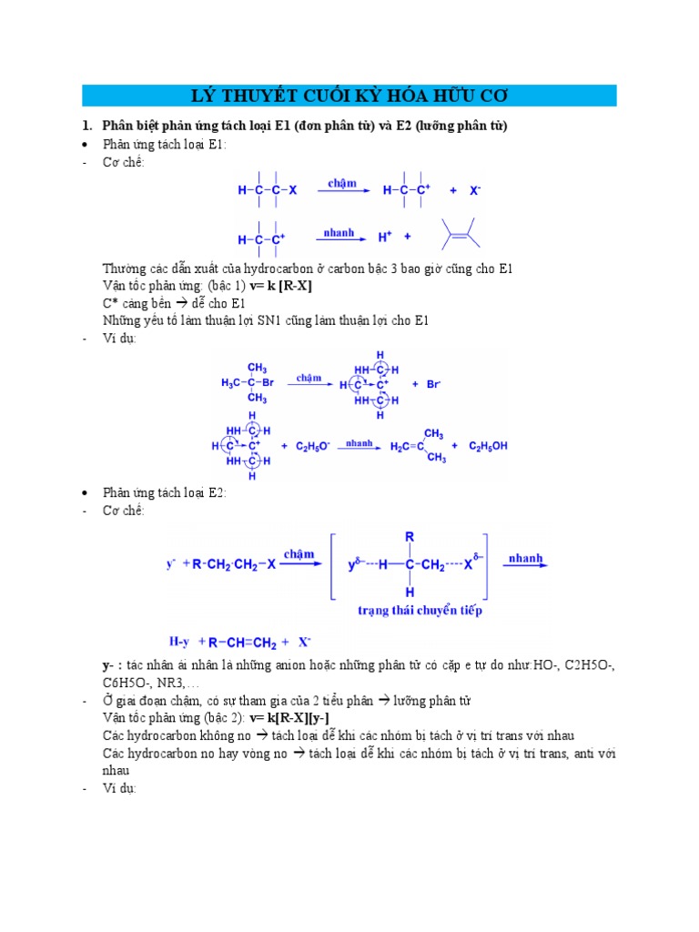 ĐỀ CƯƠNG HHC | PDF