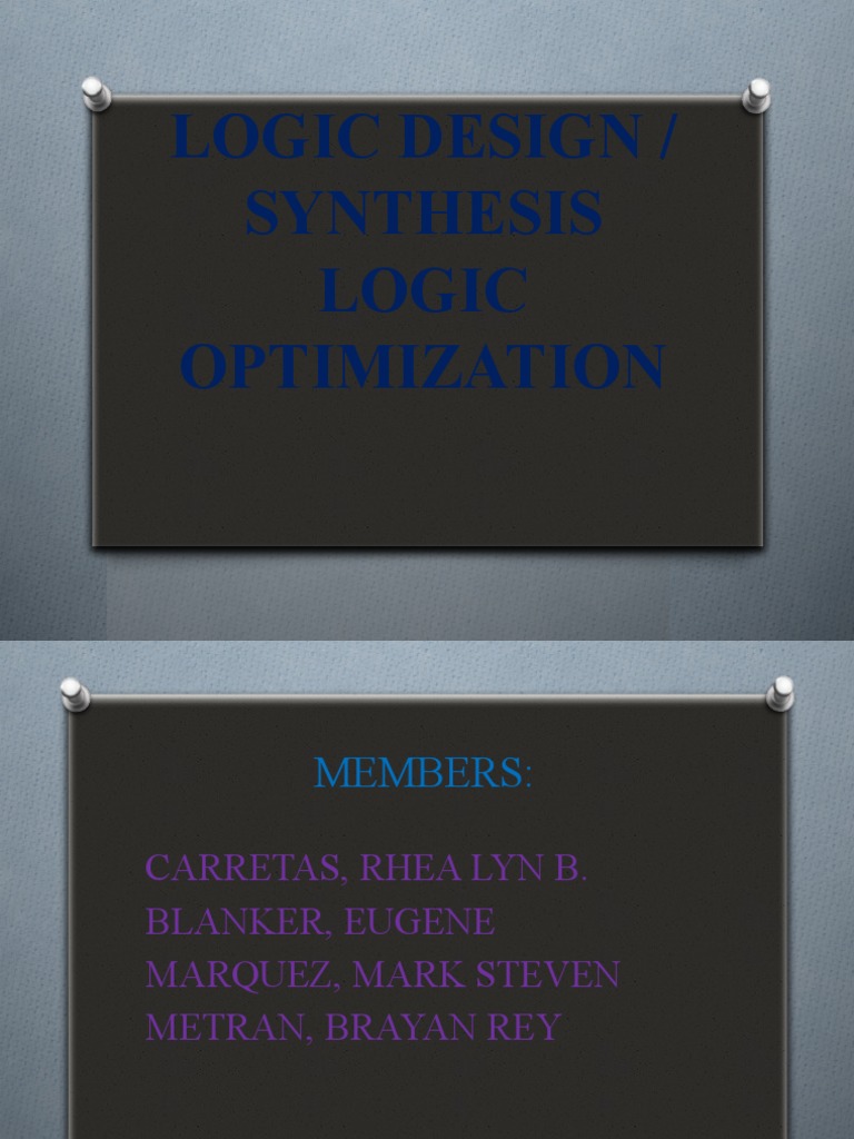 Logic Design D | PDF | Teaching Mathematics | Boolean Algebra