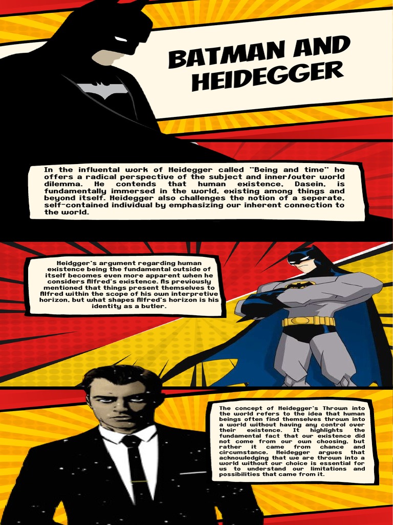 BATMAN Ethics HANDOUT | PDF | Martin Heidegger | Being And Time