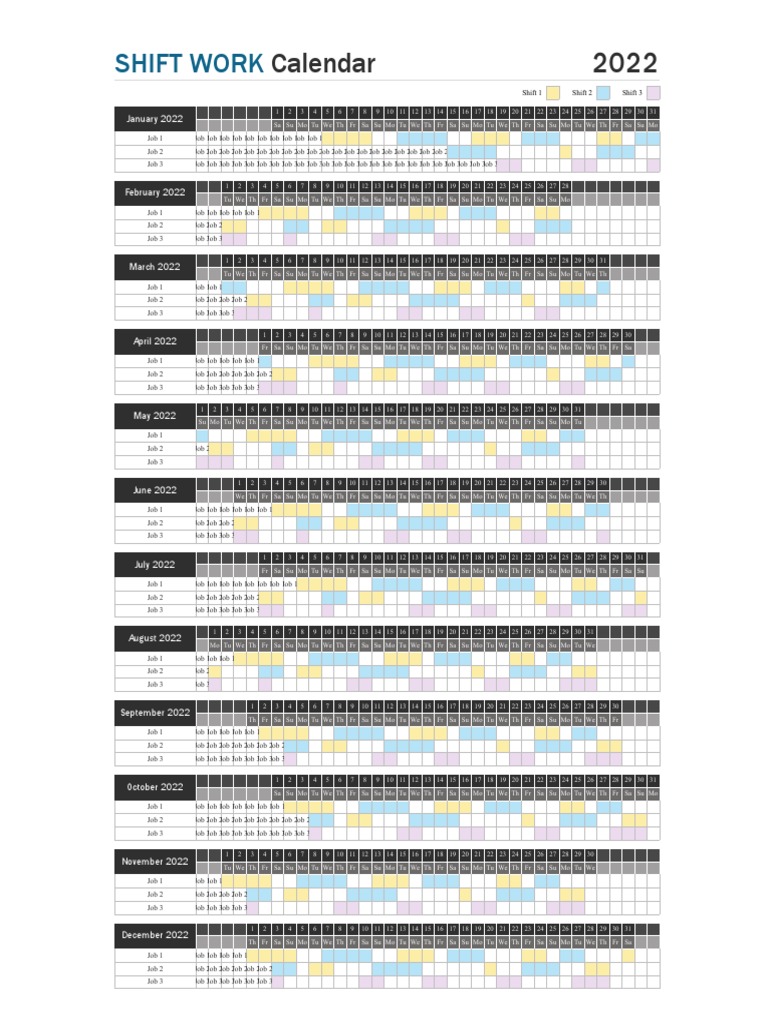 Shift Work Calendar1 | PDF