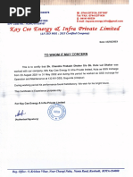 ITI Electrician Work Experience Certificate | PDF