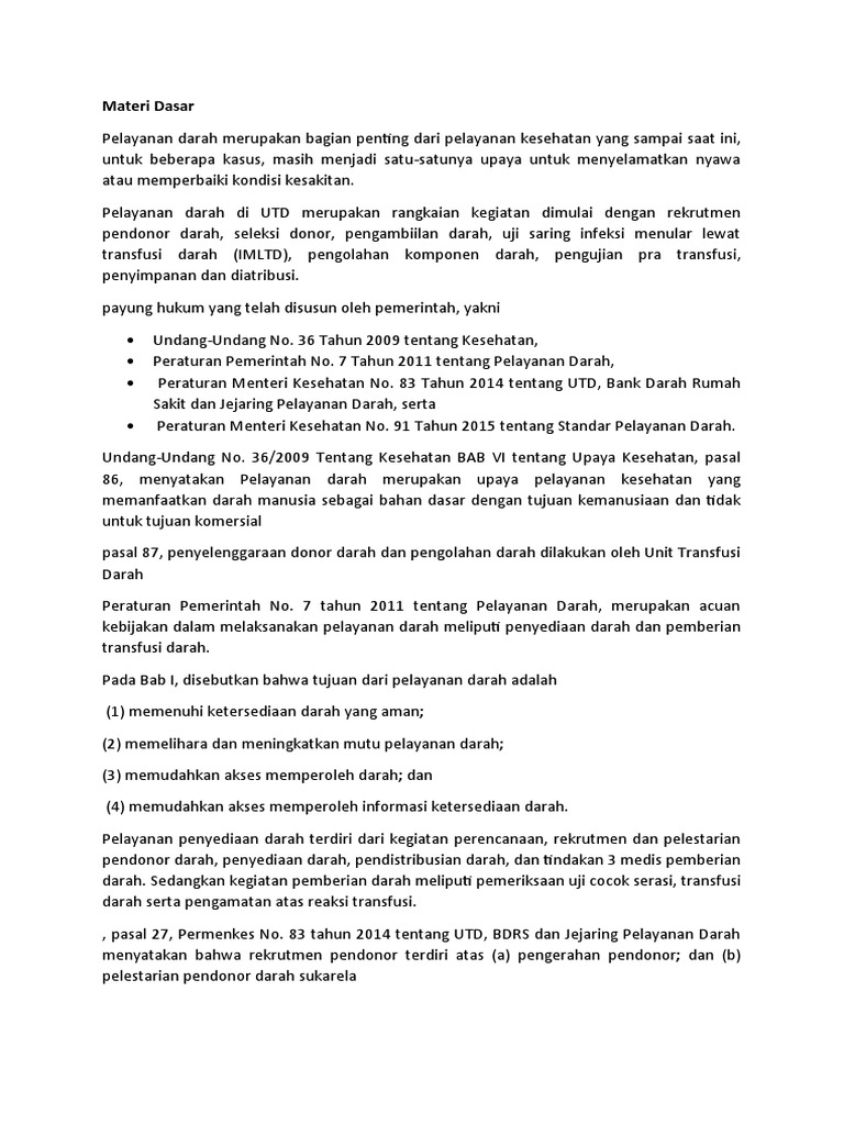 Rangkuman Materi Dasar | PDF | Kesehatan Holistik