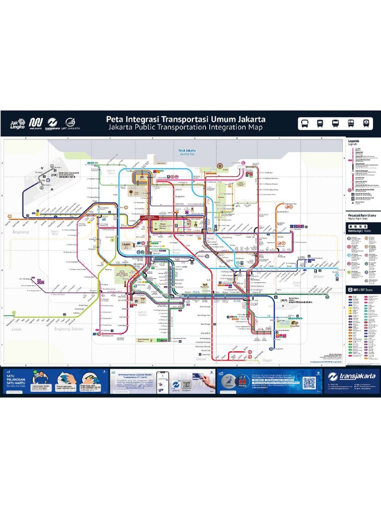 Peta Integrasi Rute Transjakarta | PDF