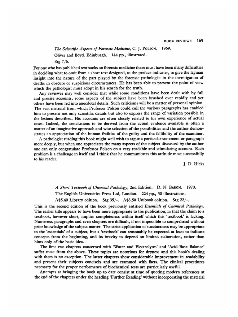 A Short Textbook of Chemical Pathology - Compress | PDF