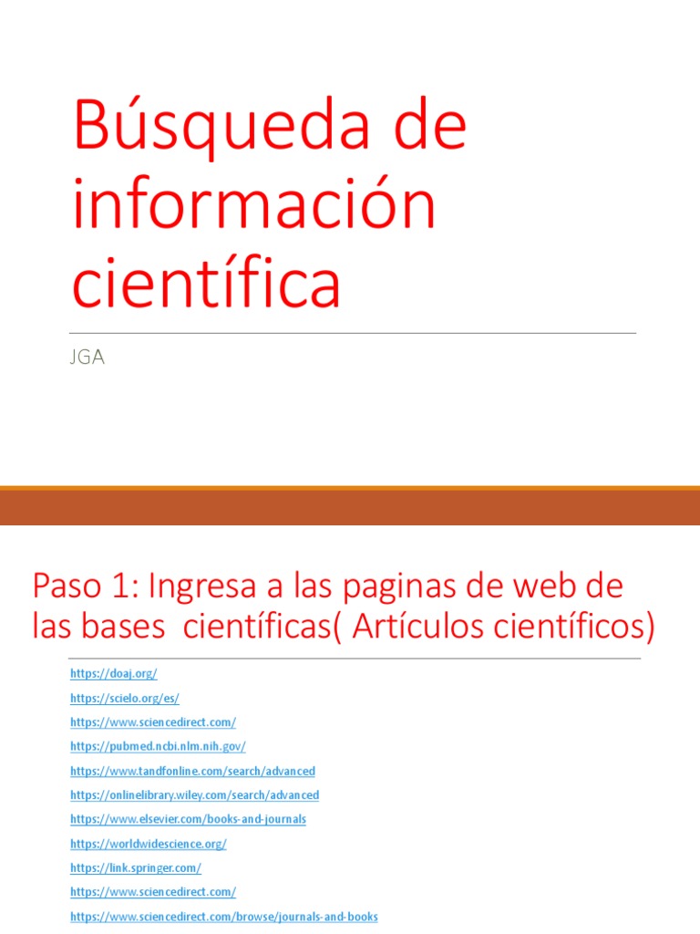 BUSQUEDA DE INFORMACION CIENTIFICA Resumen | PDF | Desarrollo de software | Ciencias de la ...