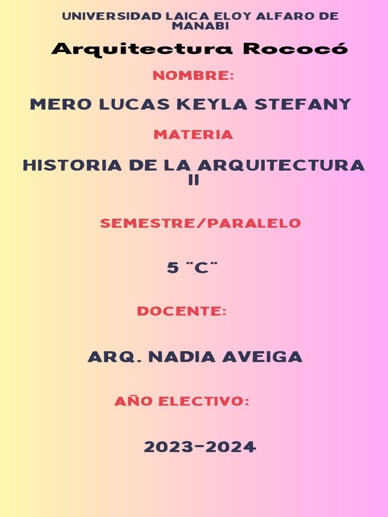 Arquitectura Rococo | PDF