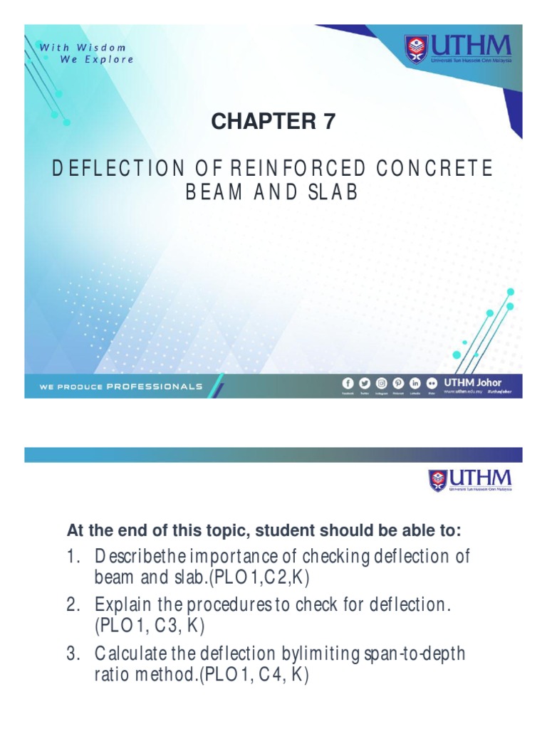 7 - Deflection of Reinforced Concrete Beam and Slab | PDF | Beam ...