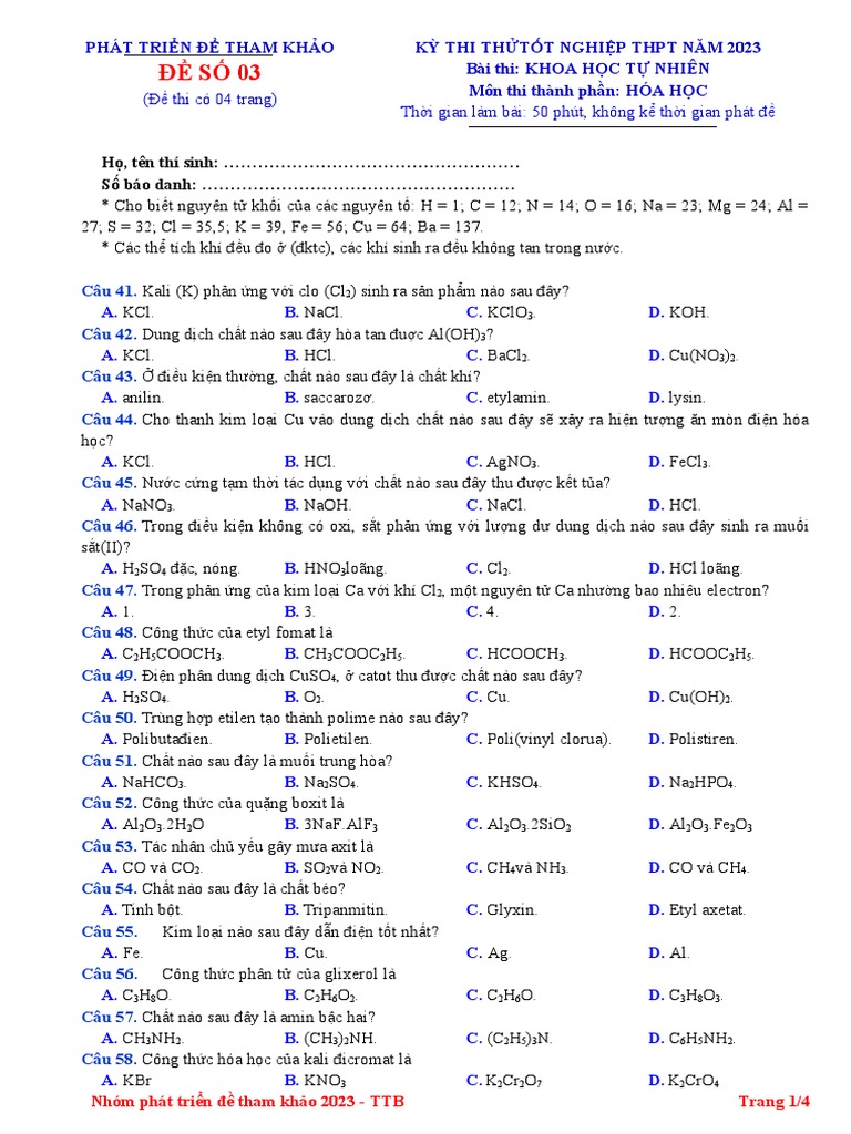 Phat Trien de TK 2023 - de So 03 - Pham Minh Hieu | PDF