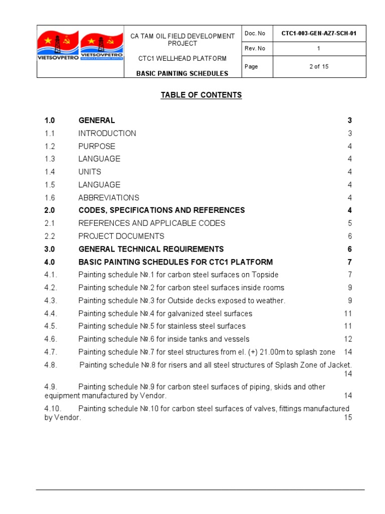 Offshore Platform Painting Guide | PDF | Paint | Varnish