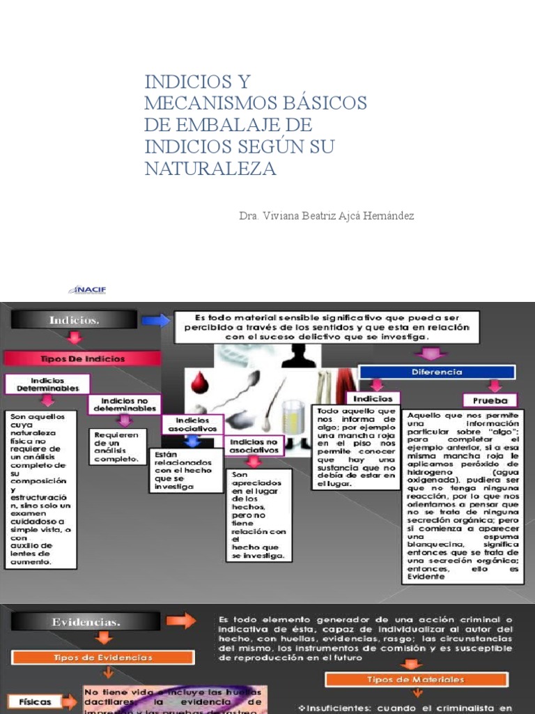 Indicios y Mecanismos Básicos de Embalaje de Indicios | PDF