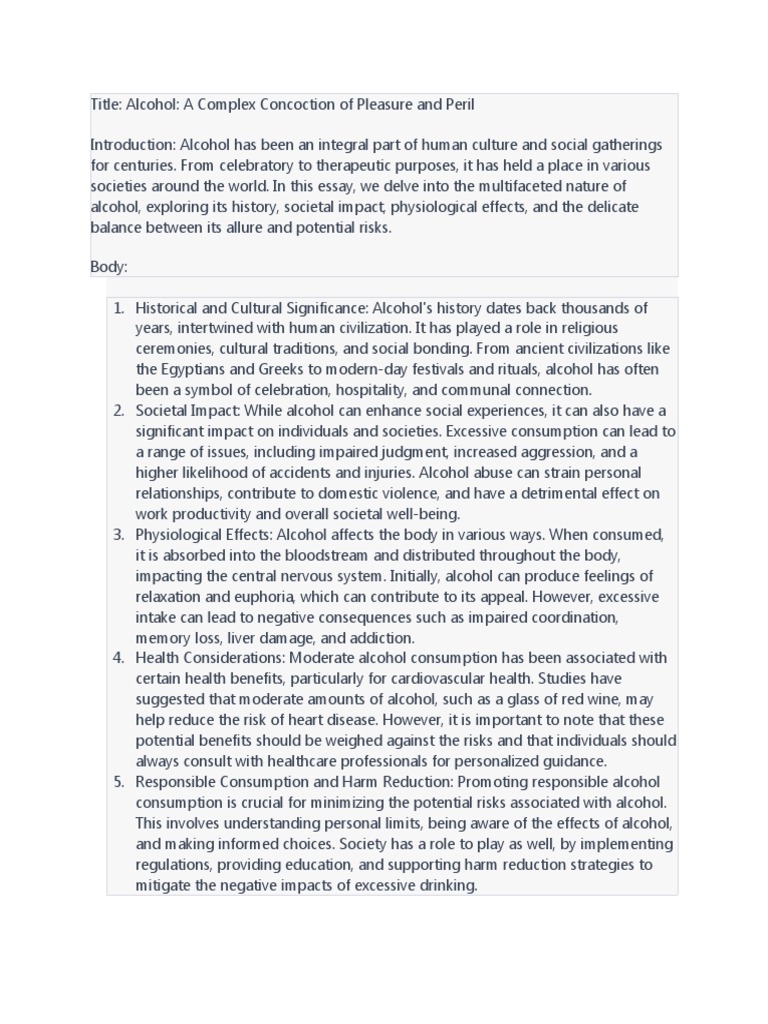 All About Alcohol | PDF | Risk | Alcohol Abuse