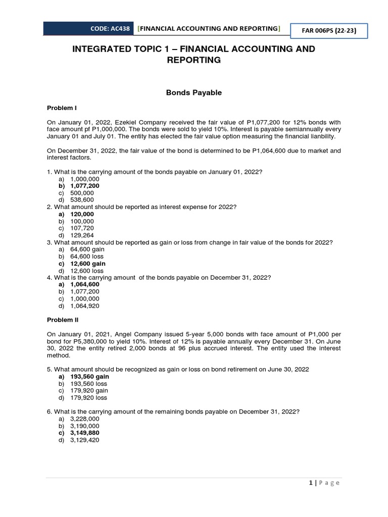 Integrated Topic 1 (Far-006) Guide | PDF