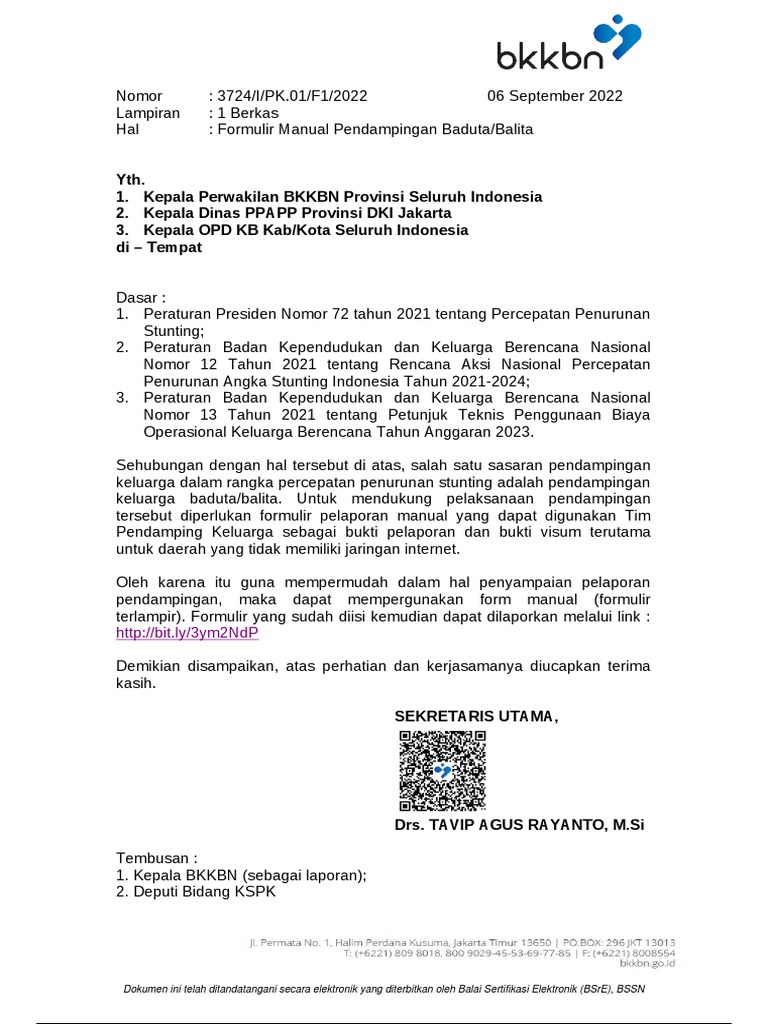 Form Pendampingan Baduta-Balita | PDF