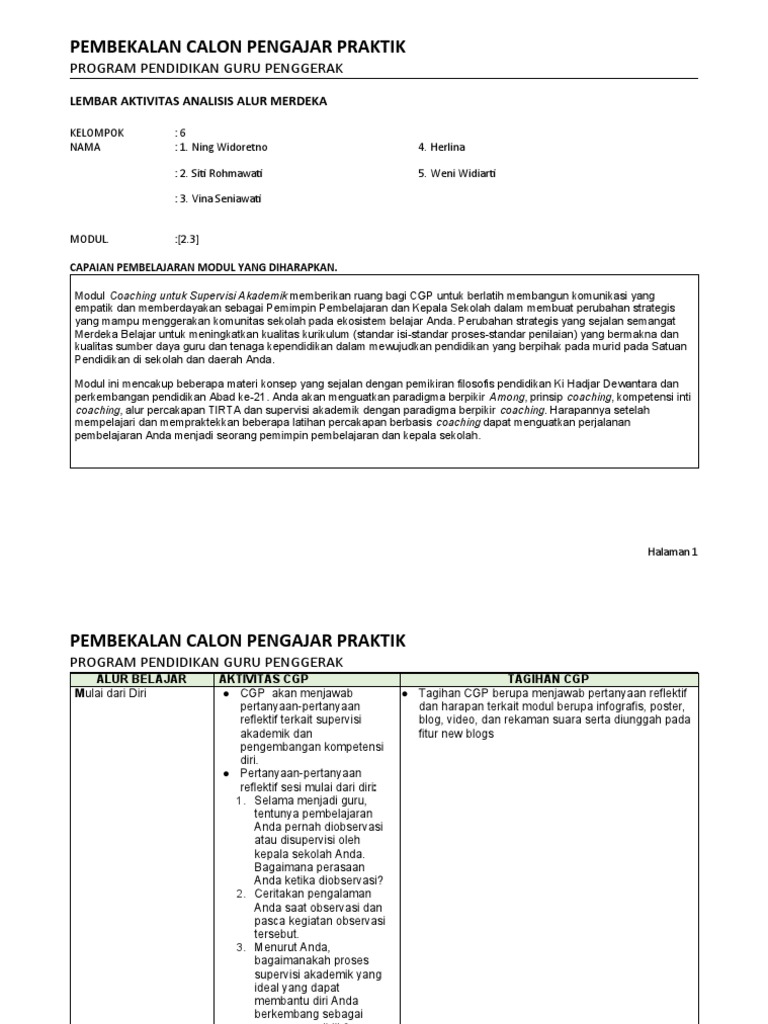 LA-Alur Modul 2.3-DIDI HARYADI | PDF