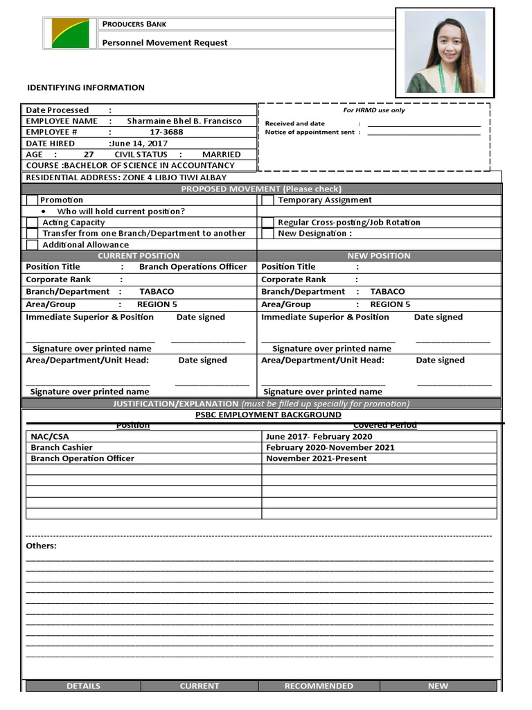 PMR Template | PDF | Employment | Labor