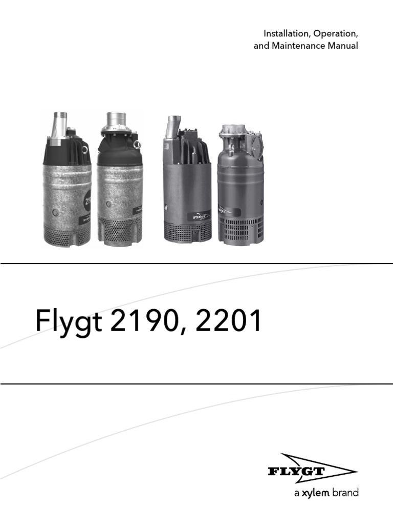 Flygt 2190/2201 Pump Manual | PDF