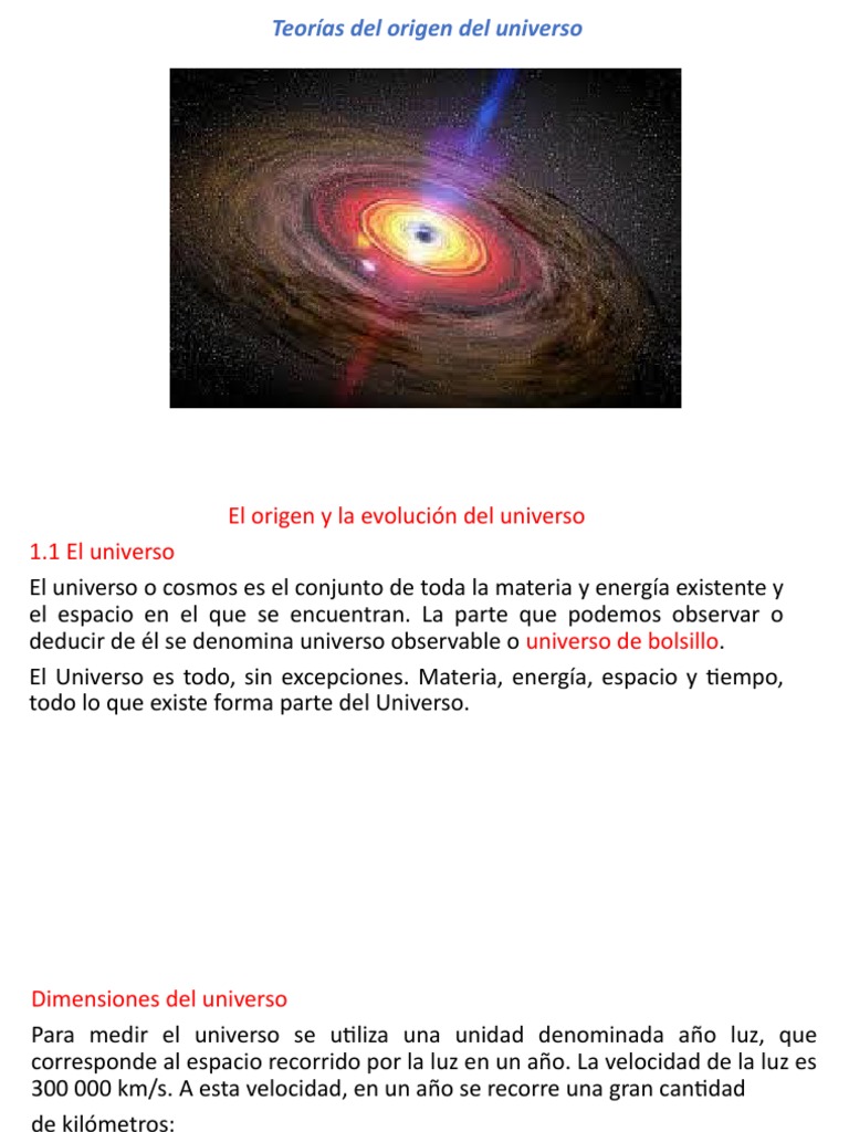 Clase 2 Origen Del Universo | PDF | Universo | Big Bang