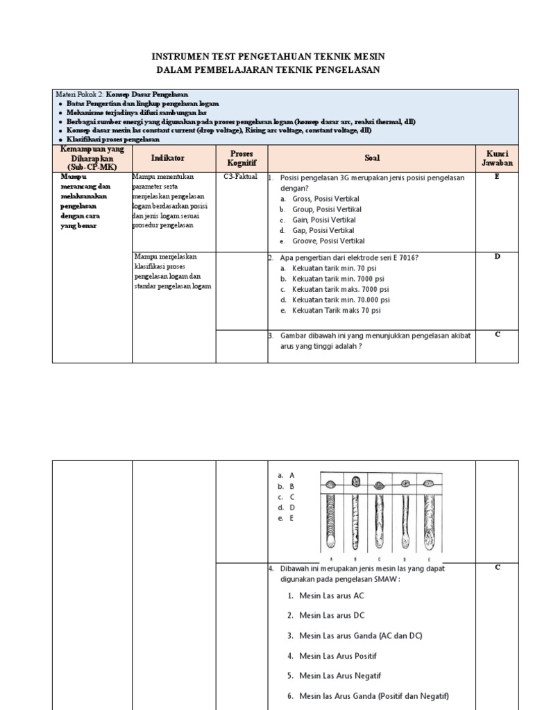 Pengertian Elektroda E 7016 dalam Las | PDF | Teknologi & Rekayasa