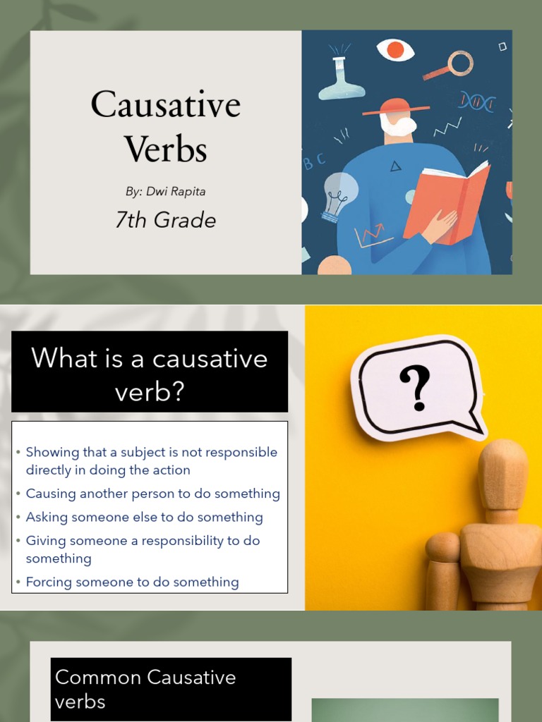 Causative Verbs Explanation | PDF