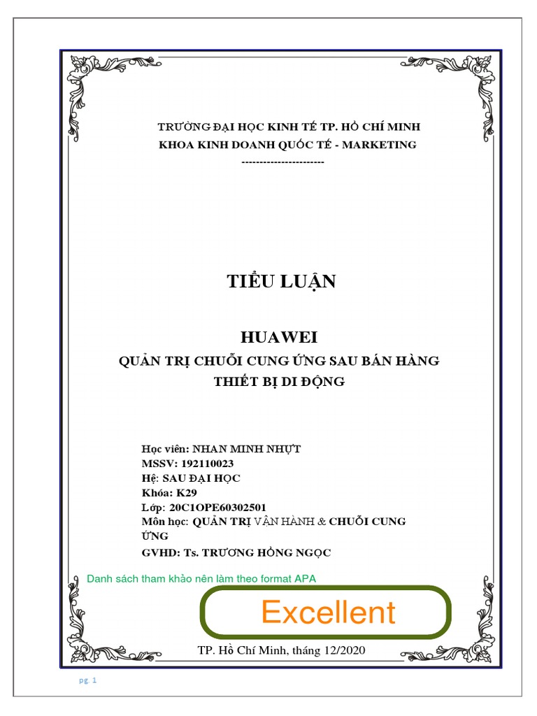 Nhan Minh NH T | PDF