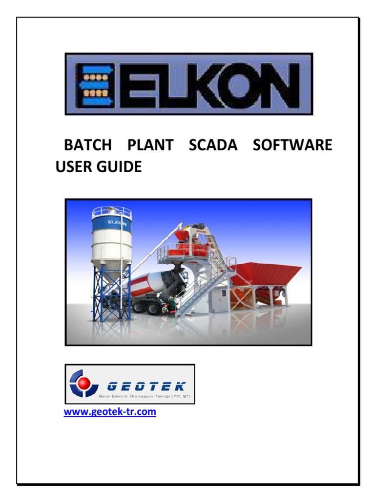 EBatch Plant SCADA Software User Guide | PDF