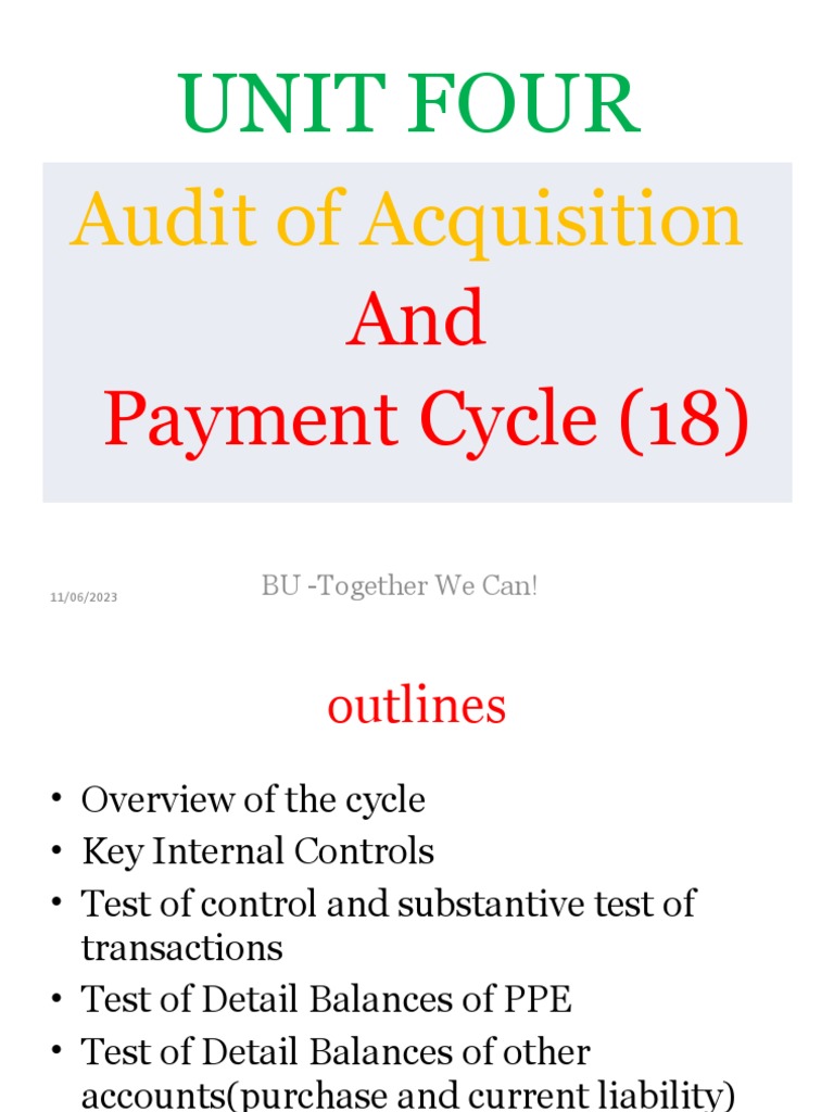 Audit II Unit IV-V | PDF | Inventory | Audit
